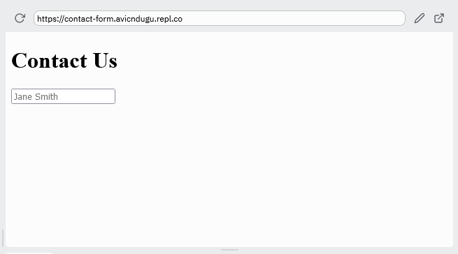 How To Create A Contact Form In HTML And CSS Dev Practical
